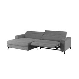 KAWOLA ECKSOFA LAISKA Grau Cord Relaxfunktion