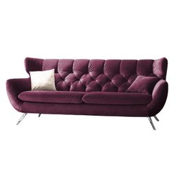 KAWOLA SOFA CHARME Violett Velvet