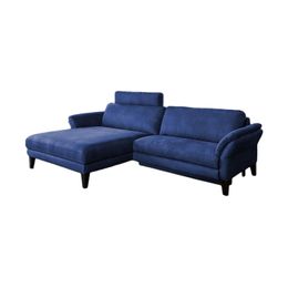 KAWOLA ECKSOFA MALTA Blau Webstoff