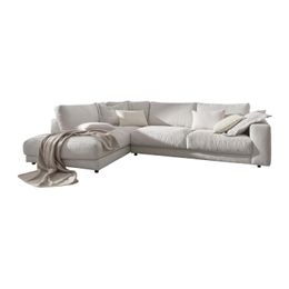 KAWOLA ECKSOFA MADELINE Hellgrau Cord
