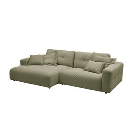 KAWOLA ECKSOFA MIKA Gr&uuml;n Cord