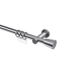 GARDINENSTANGE Platon Sitra 180 cm, 1-l&auml;ufig, 20 mm &Oslash; Chrom