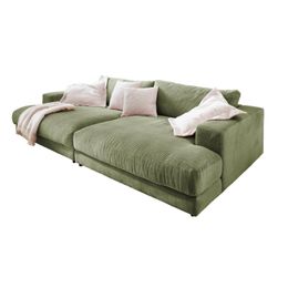 KAWOLA BIG SOFA XL MADELINE Gr&uuml;n Cord