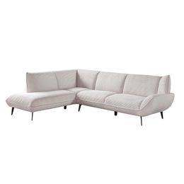 KAWOLA ECKSOFA CALLA Cremewei&szlig; Cord