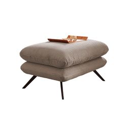 KAWOLA HOCKERBANK CHARME Taupe Cord