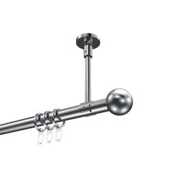 GARDINENSTANGE Sonette Luino 100 cm, 1-l&auml;ufig, 20 mm &Oslash; Chrom