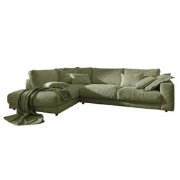 KAWOLA ECKSOFA MADELINE Gr&uuml;n Cord