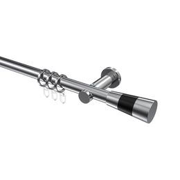 GARDINENSTANGE Platon Tanara 520 cm (geteilt in 4 x 130 cm), 1-l&auml;ufig, 20 mm &Oslash; Chrom