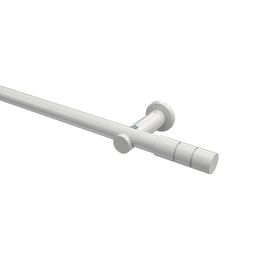 GARDINENSTANGE Platon Elanto 480 cm (geteilt in 3 x 160 cm), 1-l&auml;ufig (ohne Ringe), 20 mm &Oslash; Wei&szlig;
