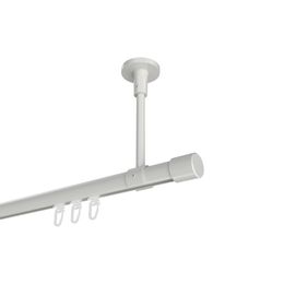 GARDINENSTANGE INNENLAUF Sonette Santo 320 cm (geteilt in 2 x 160 cm), 1-l&auml;ufig, 20 mm &Oslash; Wei&szlig;