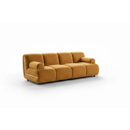 KAWOLA MODULSOFA LAYLA Gelb Velvet
