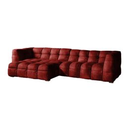 KAWOLA ECKSOFA RIO Bordeaux Velvet