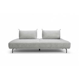 KAWOLA SCHLAFSOFA CANE Grau Webstoff