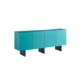 KAWOLA SIDEBOARD LYNN Blau Holz