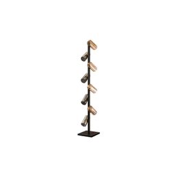 KAWOLA STEHLAMPE MALLAWI Schwarz Glas