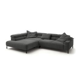 KAWOLA ECKSOFA DELIA Grau Cord