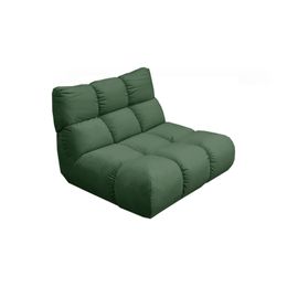 KAWOLA DREHSESSEL VIVIEN Smaragdgr&uuml;n Velvet Drehbar (360&deg;)