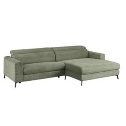 KAWOLA ECKSOFA LAISKA Gr&uuml;n Cord