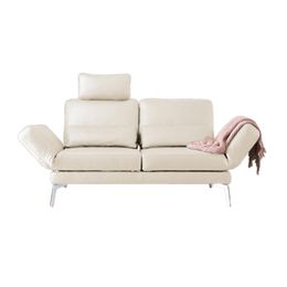 KAWOLA LEDERSOFA HURRICANE Wei&szlig; Leder