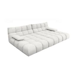 KAWOLA BIG SOFA VIVIEN Wei&szlig; Cord