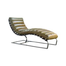 KAWOLA RELAXLIEGE SIRY Gr&uuml;n Leder