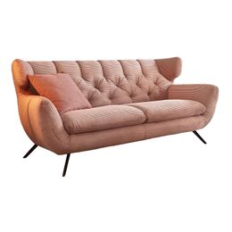 KAWOLA SOFA CHARME Pink Cord
