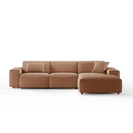 KAWOLA ECKSOFA RANI Braun Cord
