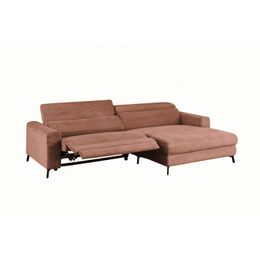 KAWOLA ECKSOFA LAISKA Braun Cord Relaxfunktion