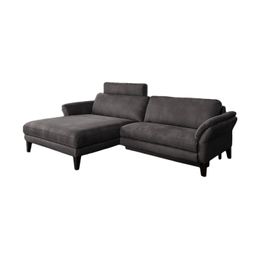 KAWOLA ECKSOFA MALTA Anthrazit Webstoff
