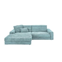 KAWOLA ECKSOFA LANA SOFA Hellblau Cord
