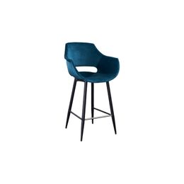 KAWOLA BARHOCKER ZAJA Blau Velvet