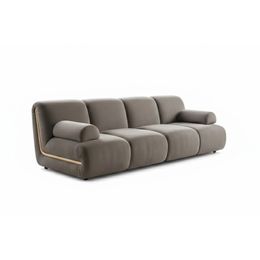 KAWOLA MODULSOFA LAYLA Taupe Velvet