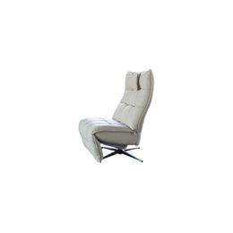 KAWOLA RELAXSESSEL MIKO Grau Leder