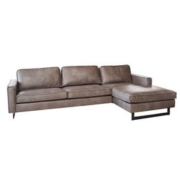 KAWOLA ECKSOFA VILNIUS Anthrazit Lederfaserstoff