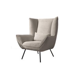 KAWOLA SESSEL IVA Taupe Cord