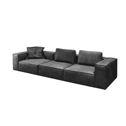 KAWOLA SOFA CARMO Anthrazit Leder