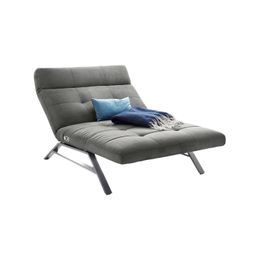 KAWOLA LIEGE MIT MOTORISCHER RELAXFUNKTION AMERIVA Silber Velvet Relaxfunktion