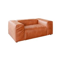 KAWOLA SESSEL MIA Braun Lederfaserstoff