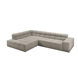 KAWOLA ECKSOFA NEVADA Grau Cord