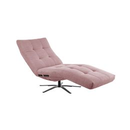 KAWOLA RELAXLIEGE LETICIA Pink Cord Drehbar (360&deg;), Relaxfunktion