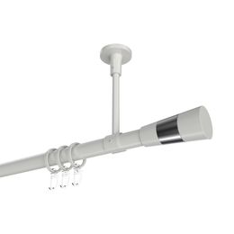 GARDINENSTANGE Sonette Tanara 160 cm, 1-l&auml;ufig, 20 mm &Oslash; Wei&szlig;