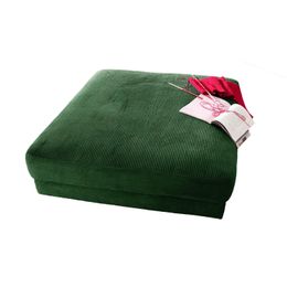 KAWOLA BIG HOCKER MADELINE Dunkelgr&uuml;n Cord