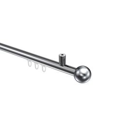 GARDINENSTANGE INNENLAUF Sonius Luino 200 cm, 1-l&auml;ufig, 20 mm &Oslash; Chrom