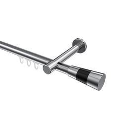 GARDINENSTANGE INNENLAUF Prestige Tanara 320 cm (geteilt in 2 x 160 cm), 1-l&auml;ufig, 20 mm &Oslash; Chrom