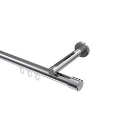 GARDINENSTANGE INNENLAUF Siteno Santo 520 cm (geteilt in 4 x 130 cm), 1-l&auml;ufig, 20 mm &Oslash; Chrom