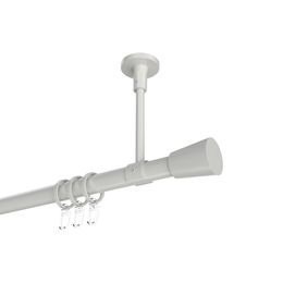 GARDINENSTANGE Sonette Sitra 540 cm (geteilt in 3 x 180 cm), 1-l&auml;ufig, 20 mm &Oslash; Wei&szlig;