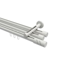 GARDINENSTANGE INNENLAUF Siteno Zoena 160 cm, 3-l&auml;ufig, 20 mm &Oslash; Wei&szlig;