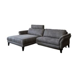 KAWOLA ECKSOFA MALTA Grau Webstoff