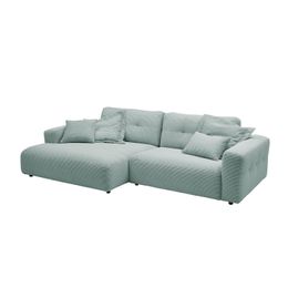 KAWOLA ECKSOFA MIKA Hellblau Cord