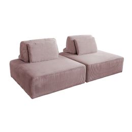 KAWOLA MODULSOFA WIOLO SOFT 2 MODULE 2 KISSEN Pink Cord
